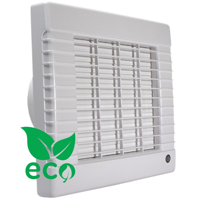 Úsporné ventilátory s žaluziovou klapkou LV ECO - Ventishop.cz