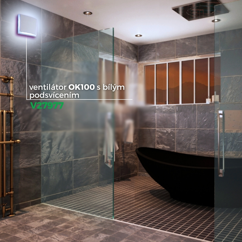 Koupelnové ventilátory s osvětlením - Ventishop.cz